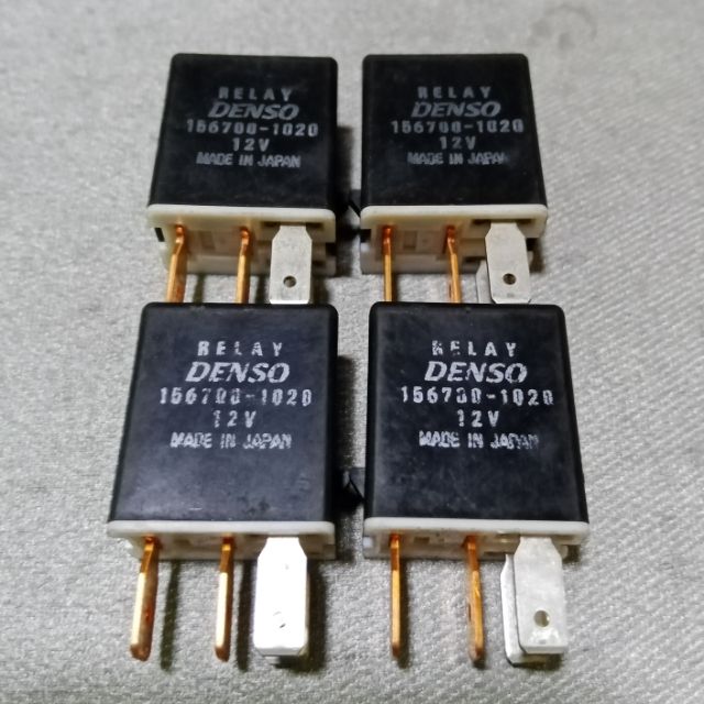 RELAY RELAY DENSO DENSO 12V (4 Legs) 156700-1020 Used Japan | Shopee ...