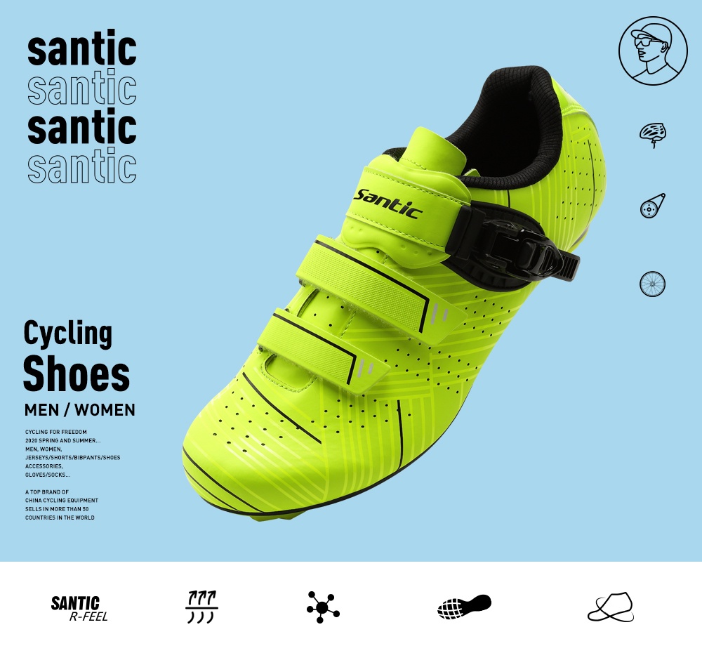 Santic Professional SPD Cleats Men Cycling Shoes BMS20015 | Shopee Malaysia