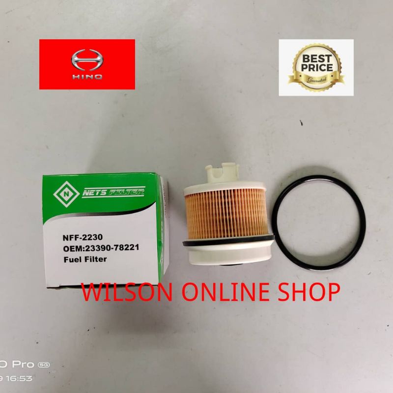 Hino Dutro Xzu720,Xzu710,Wu300 Diesel/Fuel filter 23390-78221/20 Random ...