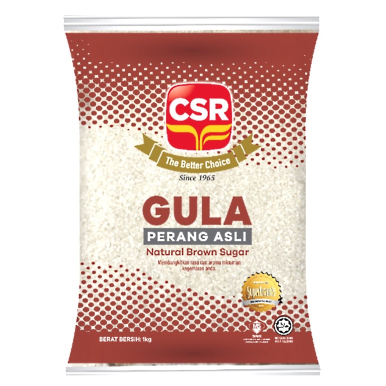CSR BETTER BROWN SUGAR / GULA PERANG CSR / GULA PERANG ASLI / NATURAL ...