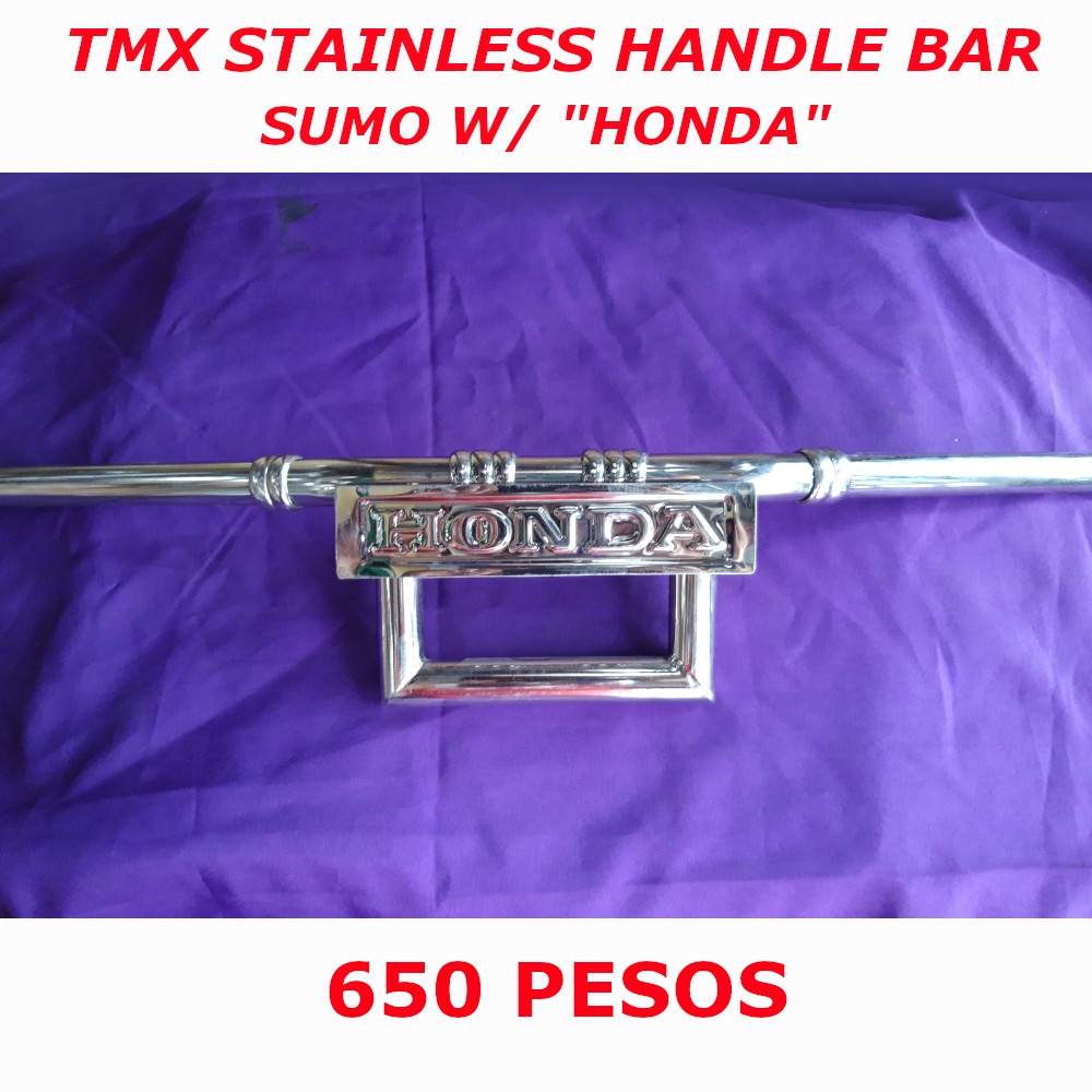 TMX Honda, SUMO WITH HONDA 650M Stainless Handle Bar, Manibela | Shopee ...