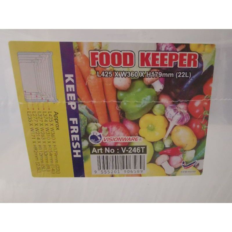 Food Container /Bekas Plastik bertutup /Multipurpose Container /Bekas ...