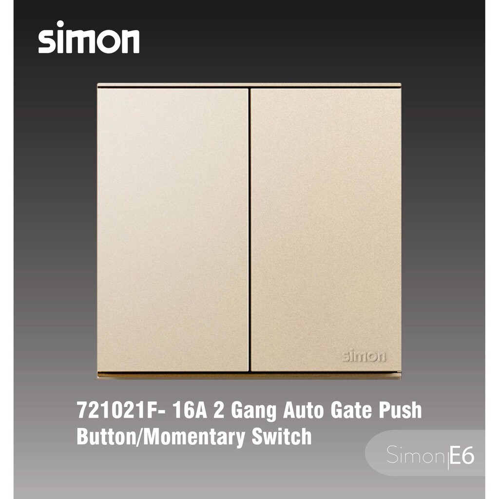 Simon E6 Series Switch / Switches & Socket Outlet FULL Champagne ...