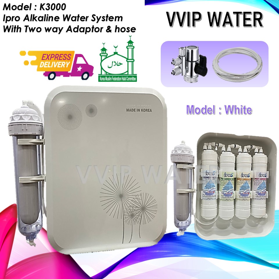 K3000 5-Stage or 6-Stage ALKALINE KOREA WATER FILTER SYSTEM PANAPIS AIR ...