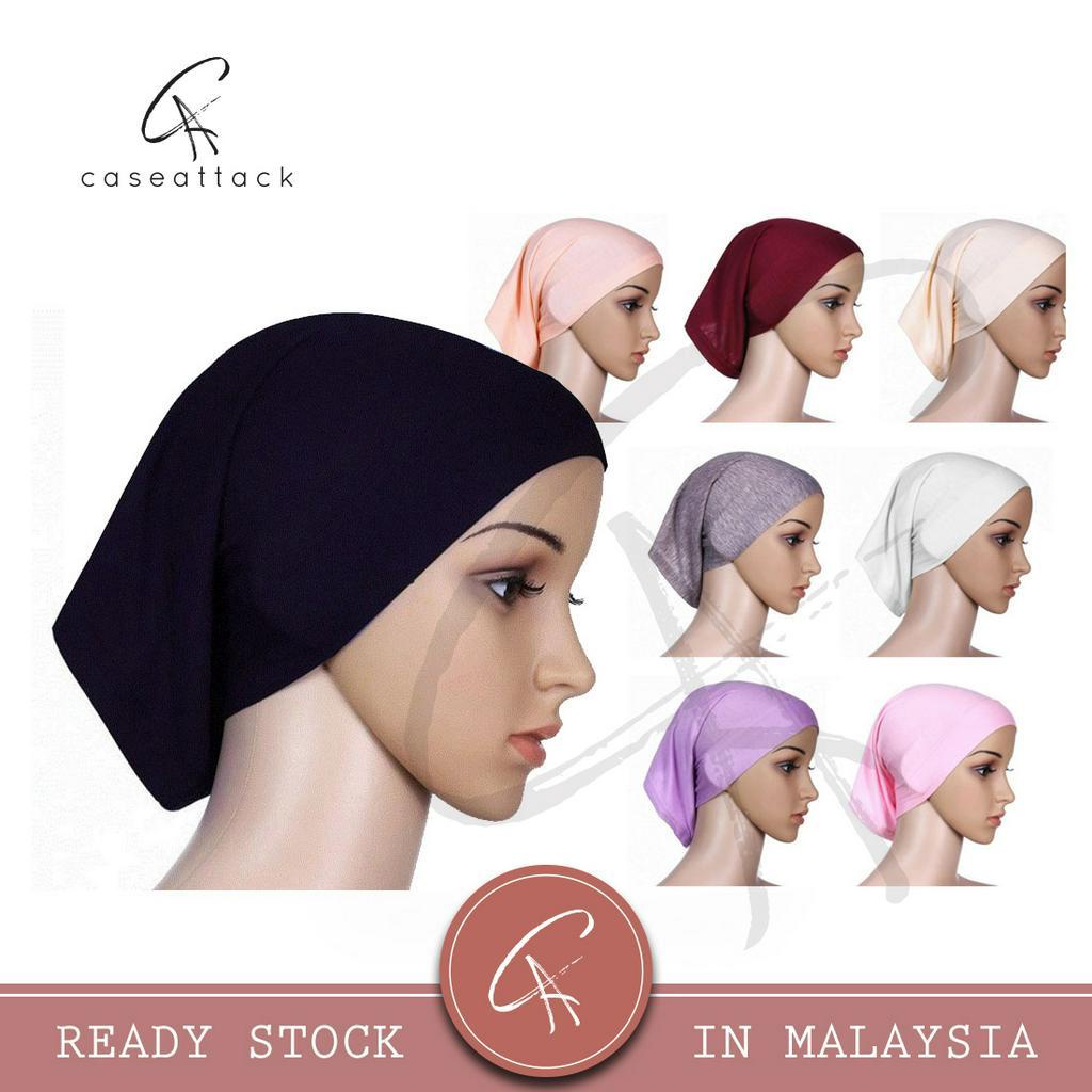 Caseattack Muslimah Hijab Inner Tudung Cotton Mini Head Bonnet Cap ...
