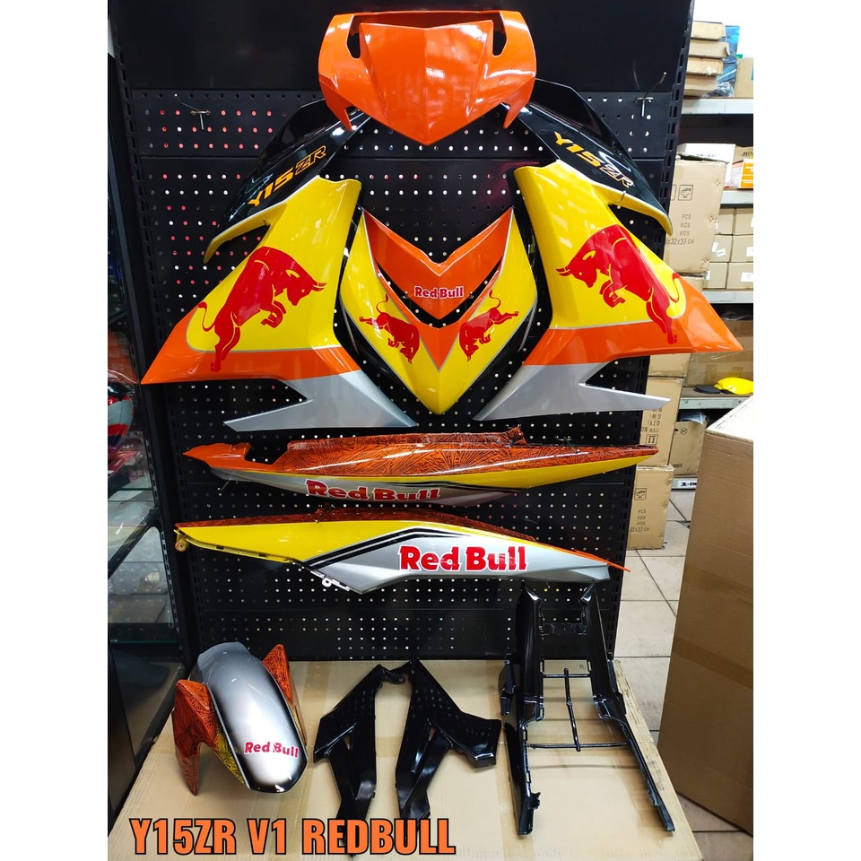 COVER SET Y15 V1 Y15 V2 AIR BRUSH BMW KTM DUCATI MONSTER PETRONAS COVER ...