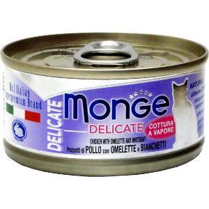 Monge Natural Delicate Chicken With Omelette/Whitebait (80g) | Shopee ...