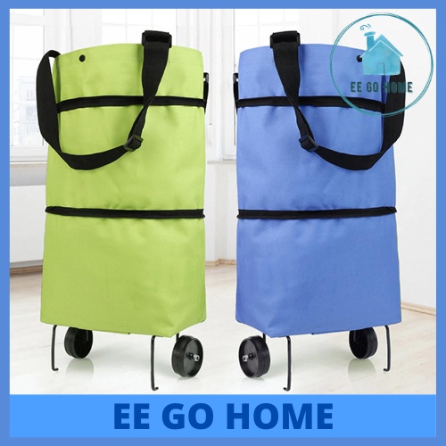 Shopping Bag Tug Bag Multifunctional Shopping Cart Telescopic Roller ...