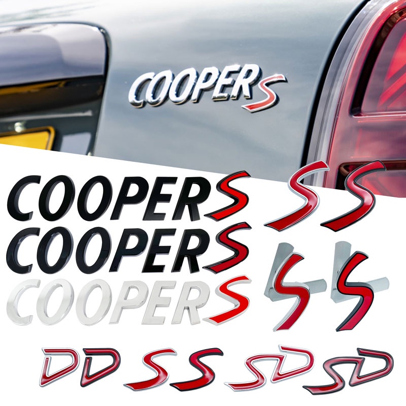 Car Styling 3D Metal Emblem Rear Trunk Car Badge Sticker For Mini ...