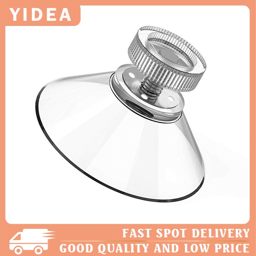 1pcs 41mm Thumb Screw Clear Suction Cups White Nut Rubber Window ...