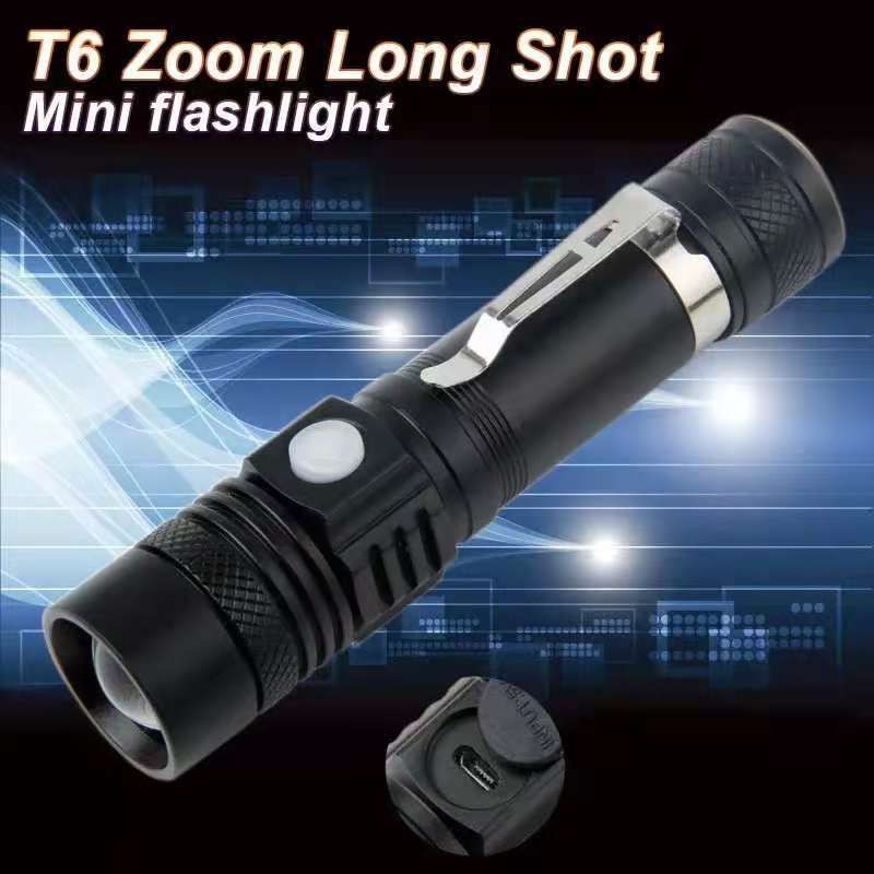 818 Super Bright LED Rechargeable Flashlight / Torchlight TYPE A 白盒 ...