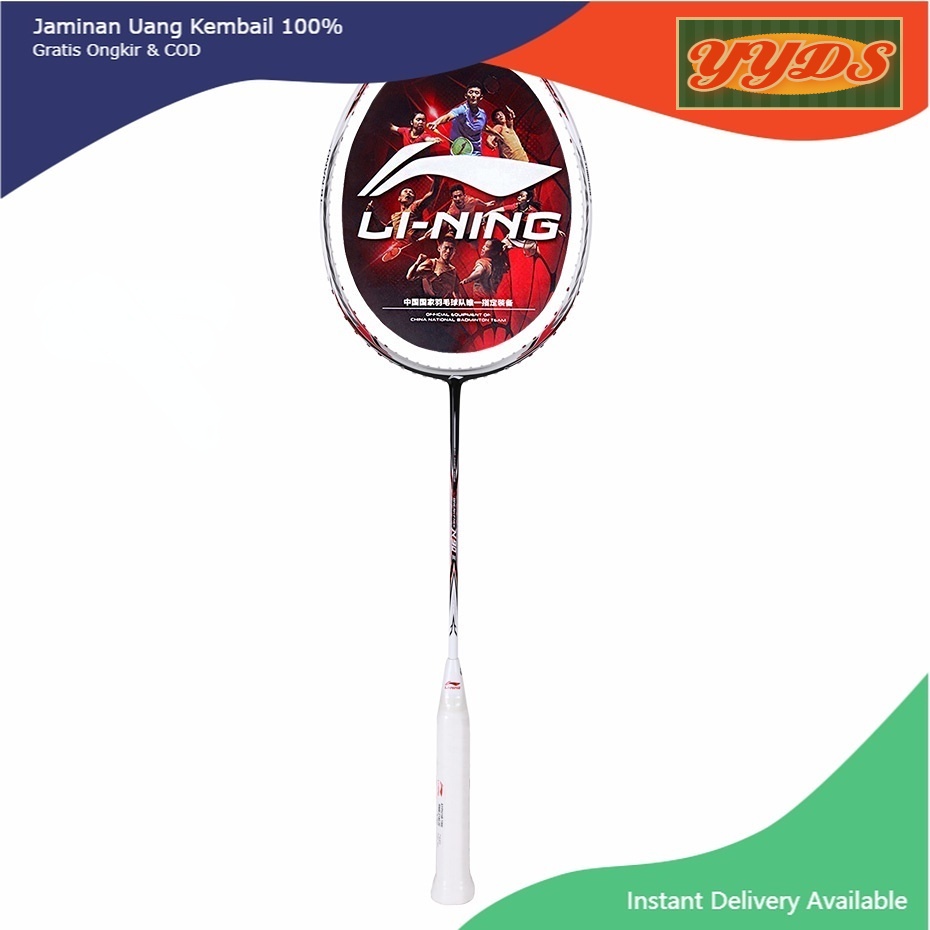 Li Ning N90 Badminton Racket full carbon Fiber Lining (Free free and ...
