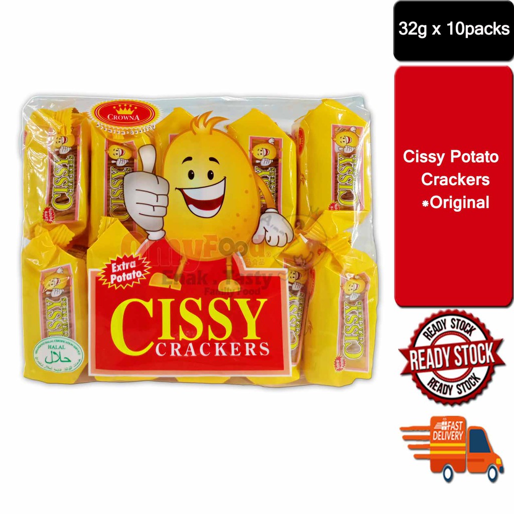 32g x 10pack Crowna Extra Potato Cissy / Potato Vegetable / Lemon ...