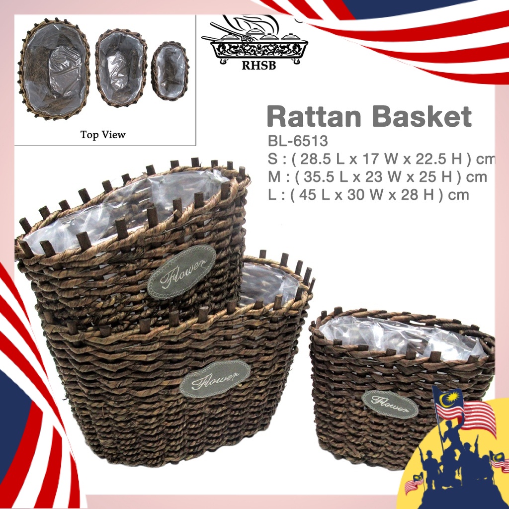 BASKET RATTAN / BAKUL HAMPER / BAKUL BUAH / BASKET / RAGA RATTAN ...