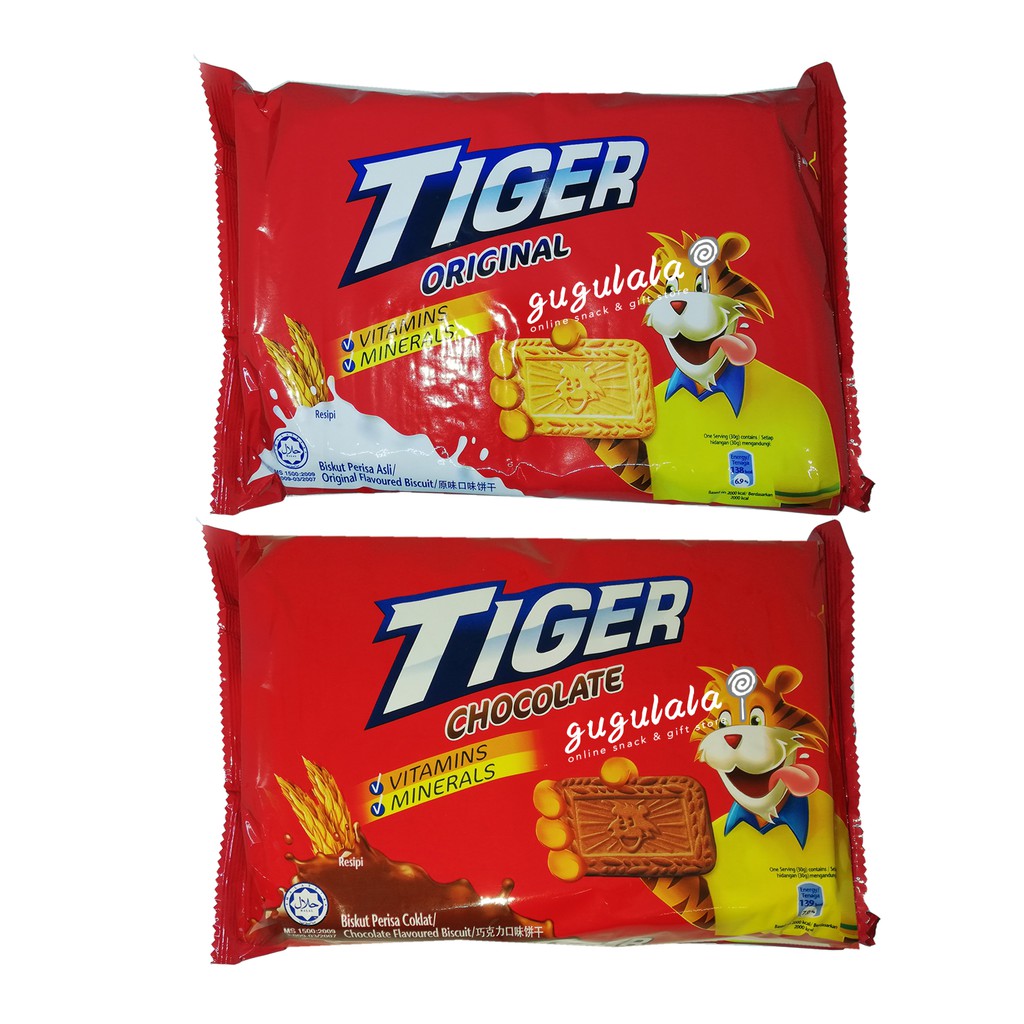 Tiger Biscuit Original / Chocolate 144.4g | Shopee Malaysia