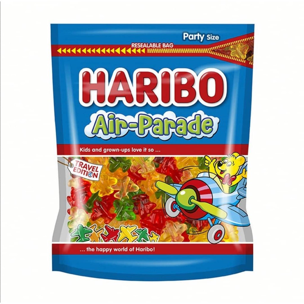Haribo Happy- Air- Parade Travel Edition Share Bag 300g (Made in Turkey ...