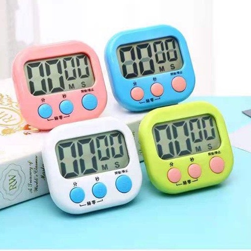 Digital Kitchen Timer, Big Digits, Loud Alarm, Magnetic Backing, Stand ...