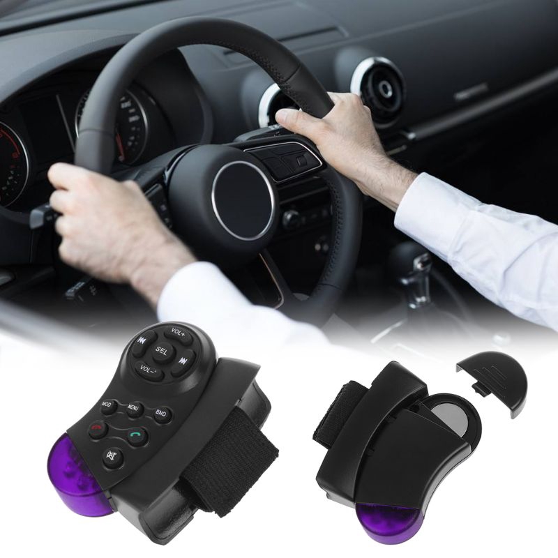 Universal Steering Wheel Remote Control for 2din Car Radio MP5 Player ...