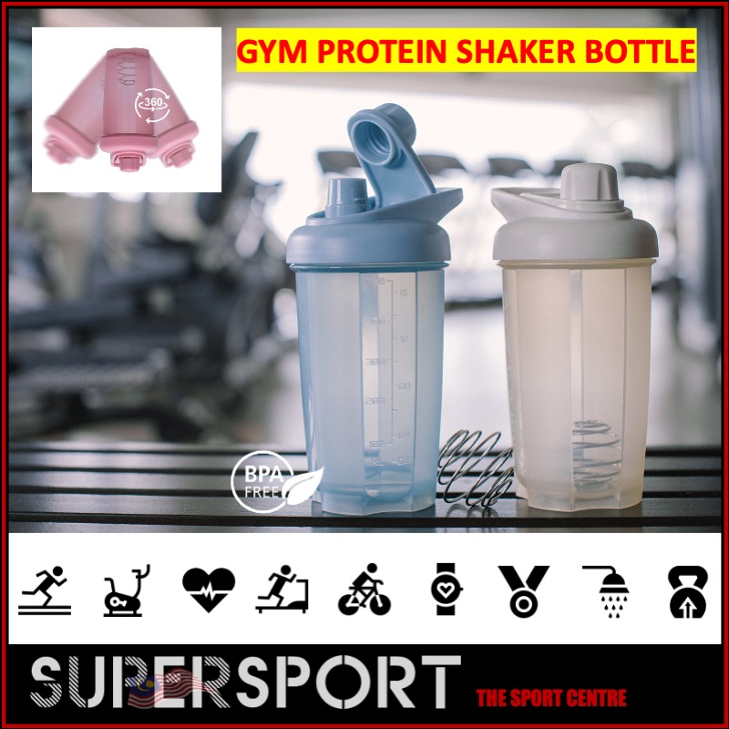 500ML 700ML Gym Protein Shaker Sports Bottle Protein Shaker BPA Free ...