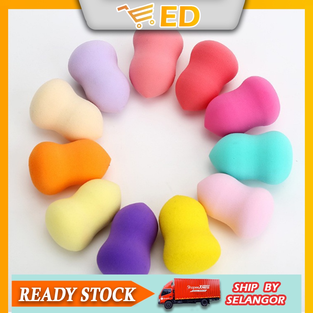 READY STOCK LARGE SIZE MakeUp Puff Sponge Beauty Blender (Gound/Droplet ...