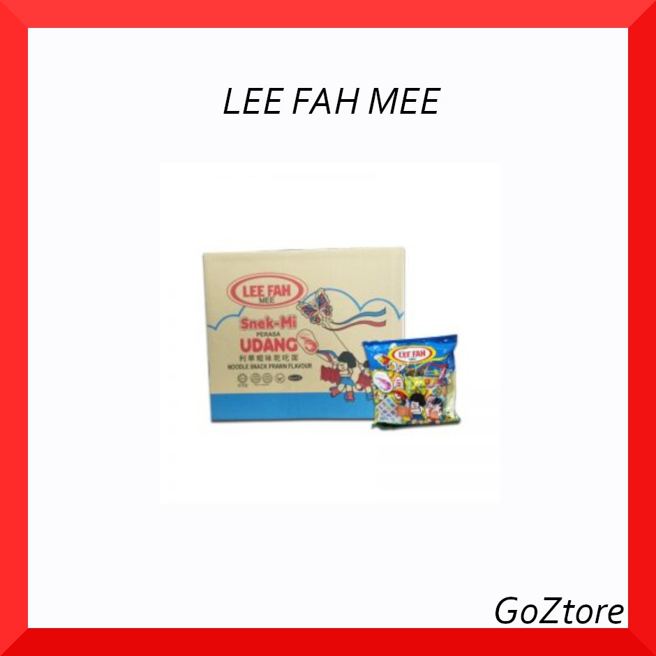 Lee Fah Mee Noodle Prawn Snack Carton (20 x 8 x20g) | Shopee Malaysia