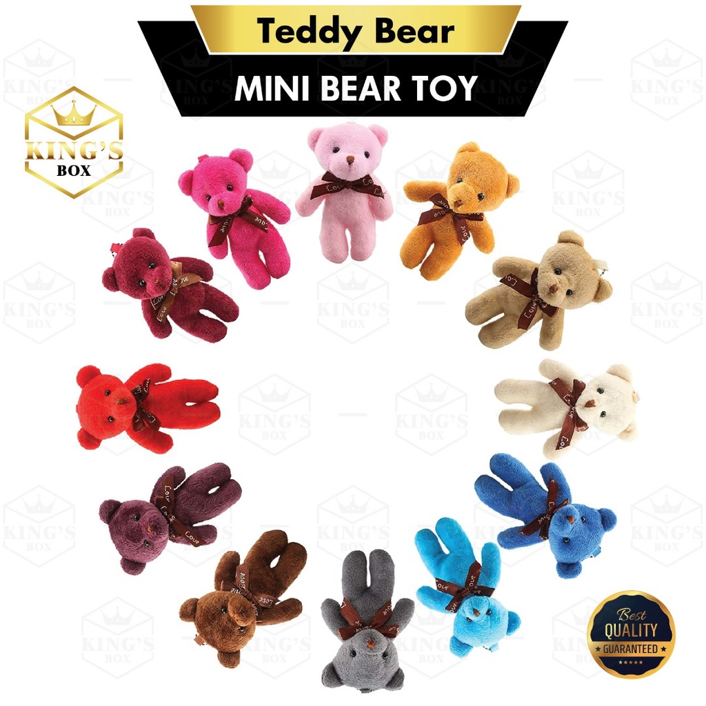 Teddy Bear Mini Bear Cute Small Size Bear Suitable for Bouquet Gift DIY ...