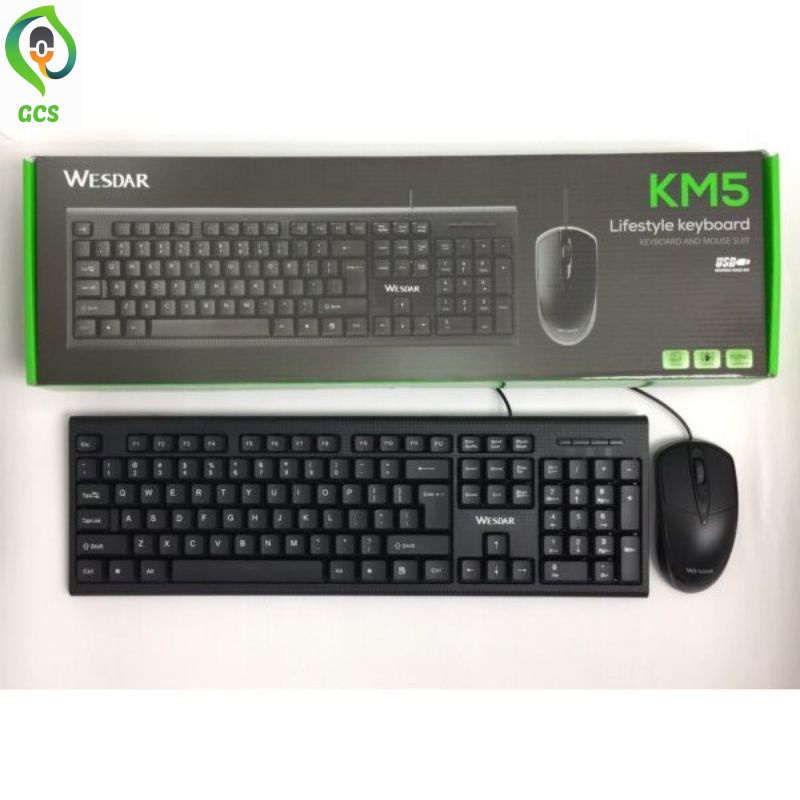 (New) USB COMBO KEYBOARD & MOUSE KM5 | Shopee Malaysia