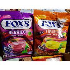 Candy FOXS SAK 125 GRAM Snacks FOX CANDY FRUIT VARIOUS FLAVORS ORANGE ...