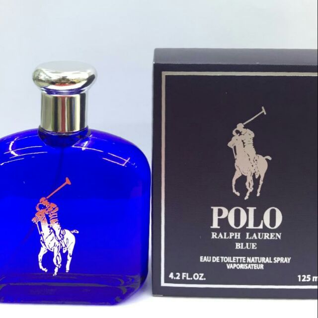Ralph lauren polo blue eau de toilet netural saprey 125 ml | Shopee ...