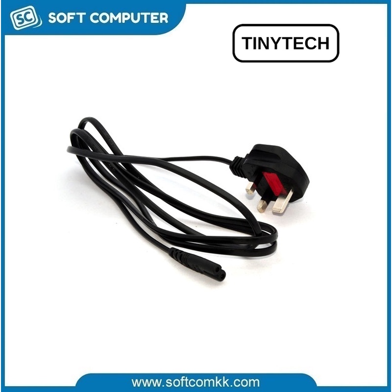 Tinytech CB-POWER/NB2F Power Cord 2 Holes WIth Fuse 1.8 Meter For ...