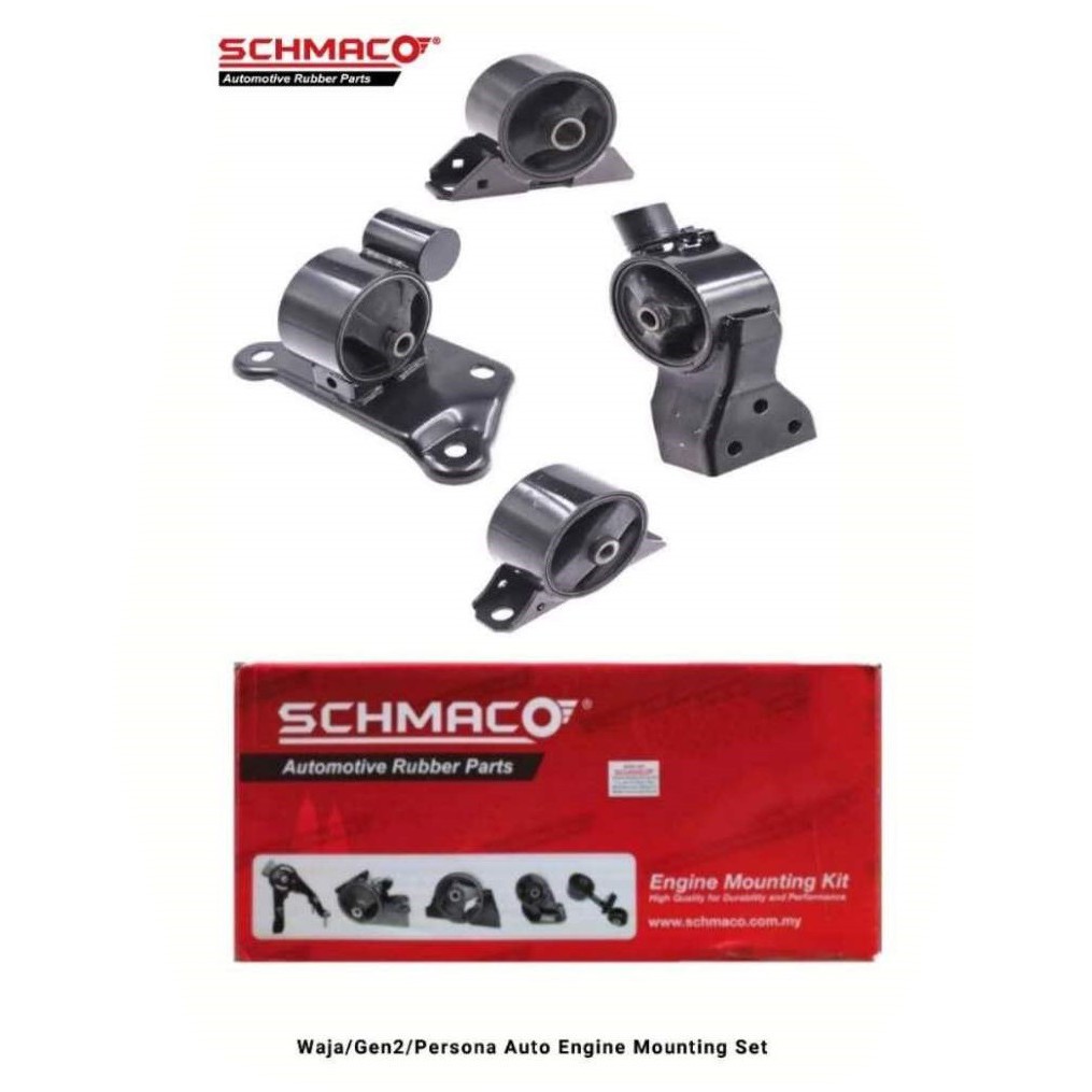 Engine Mounting Proton Waja / Gen2 / Persona Auto & Manual Schmaco (1Set=4Pcs) | Shopee Malaysia