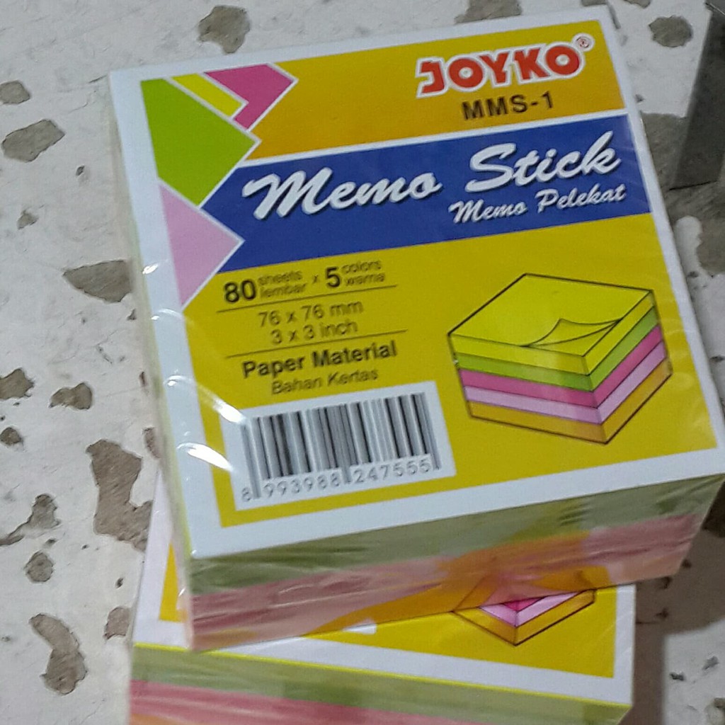Joyko sticky note sticker memo stick memo | Shopee Malaysia
