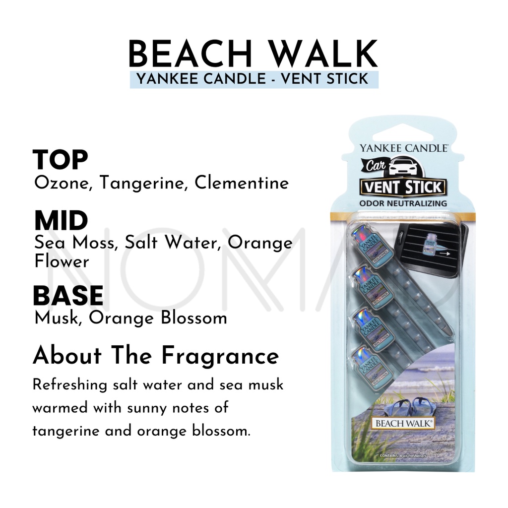 [Yankee Candle] Car Vent Sticks ( Midsummer's Night / Bahama breeze ...