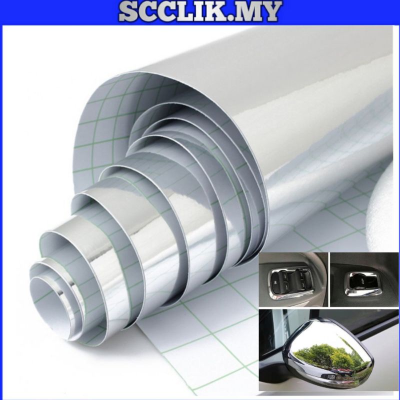 Chrome Sticker, Car Wrap Sticker, Stiker Kereta Chrome, Sticker Chrome ...