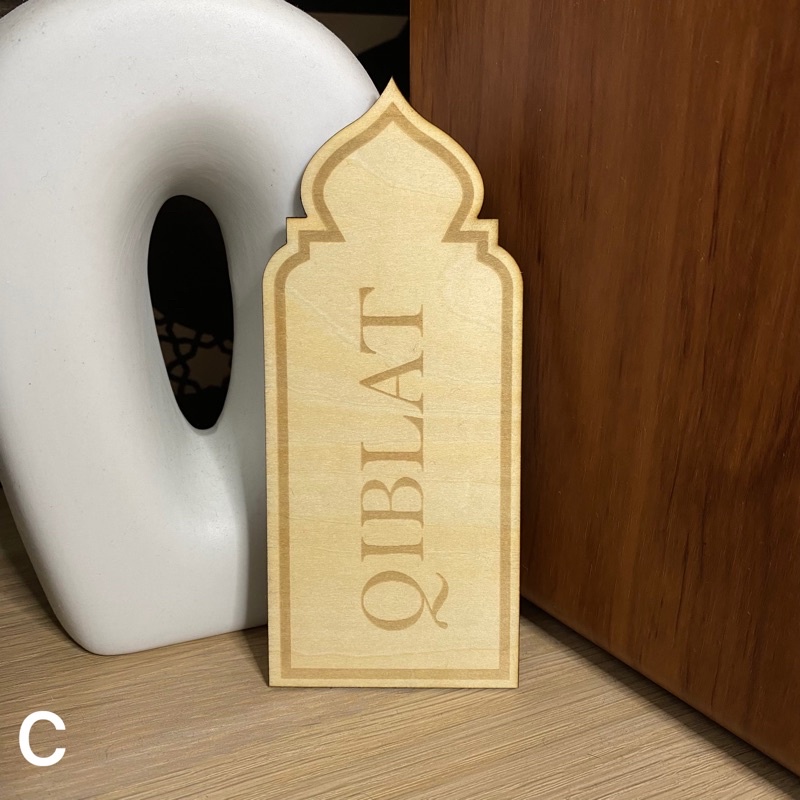 Penunjuk Arah Qiblat/qiblah sign/arah kiblat solat | Shopee Malaysia