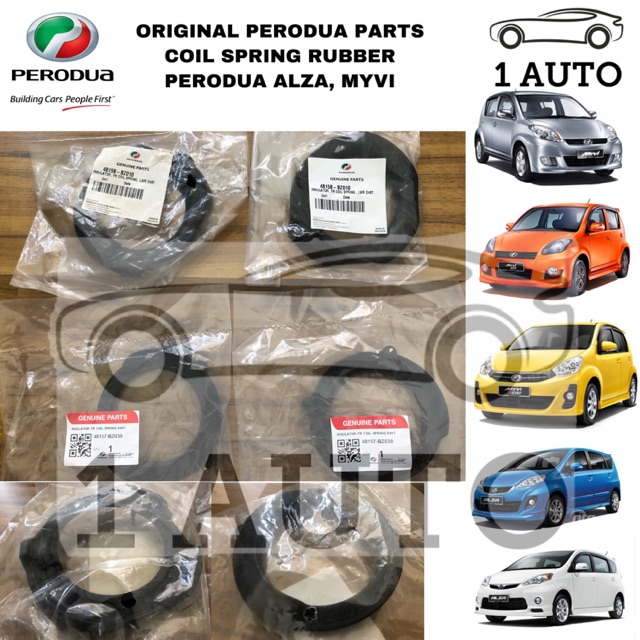 (ORIGINAL PERODUA PARTS) MYVI 1.3/1.5 ALZA FRONT COIL SPRING RUBBER ...