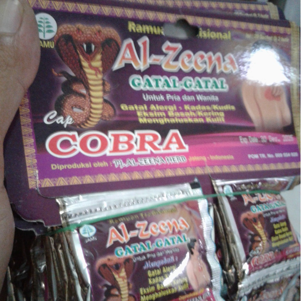 Original Alzeena Itchy Cobra Capsules | Shopee Malaysia