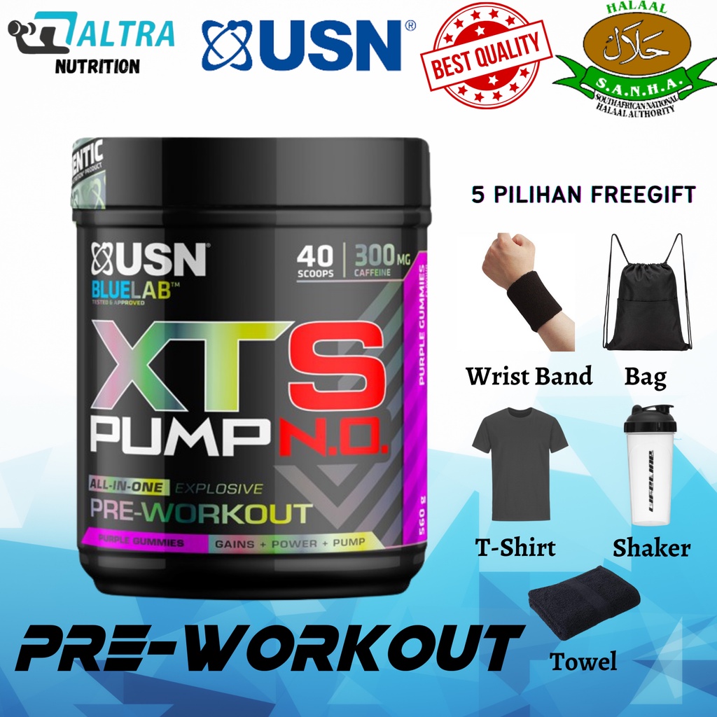 USN XTS PUMP N.O. Pre-workout All-in-One Explosive Hardcore Muscle Pump ...