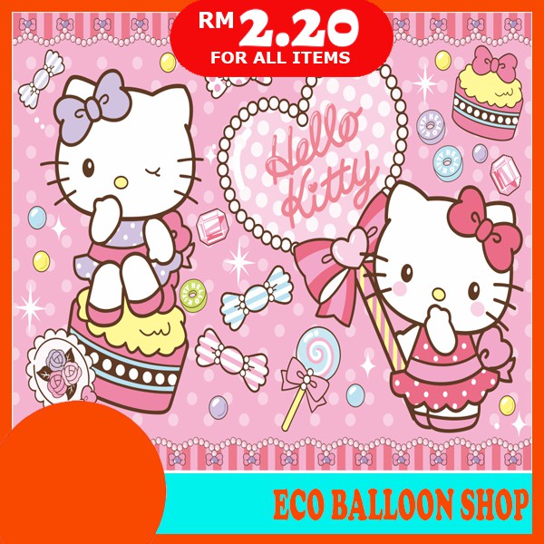 [READY STOCK] 1PC DORAEMON / HELLO KITTY GIFT WRAPPING PAPER - PEMBALUT ...