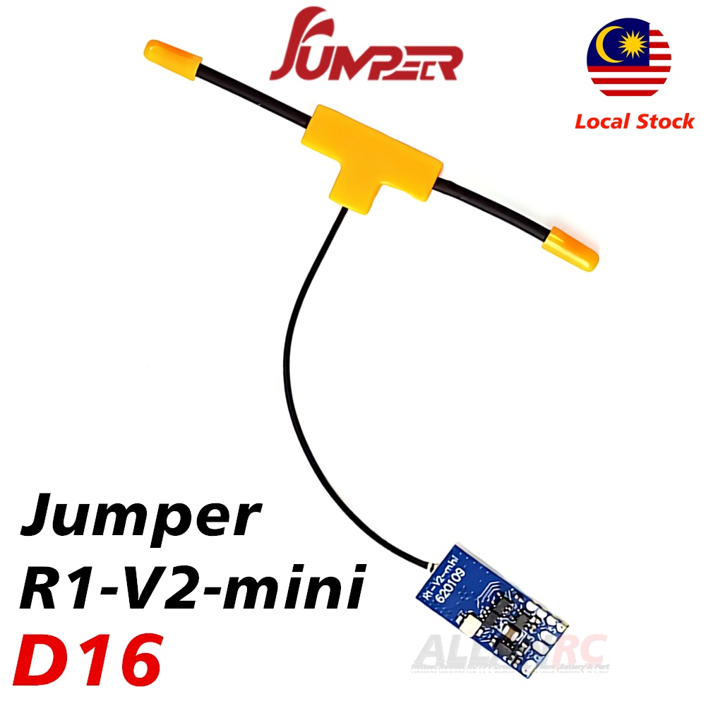 Jumper R1 V2 Mini D16 receiver compatible with FrSky D16 XM+ protocol ...