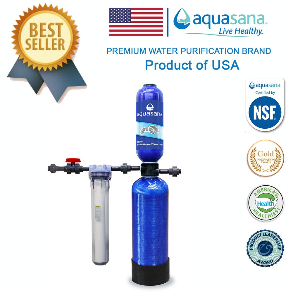 AQUASANA EQ-1000 Whole House Filter System 1,000,000 Gallon Rhino (Body ...