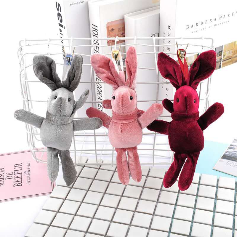 RGS 23cm Plush Pendant Korean Velvet Wishing Rabbit Doll Accessories ...
