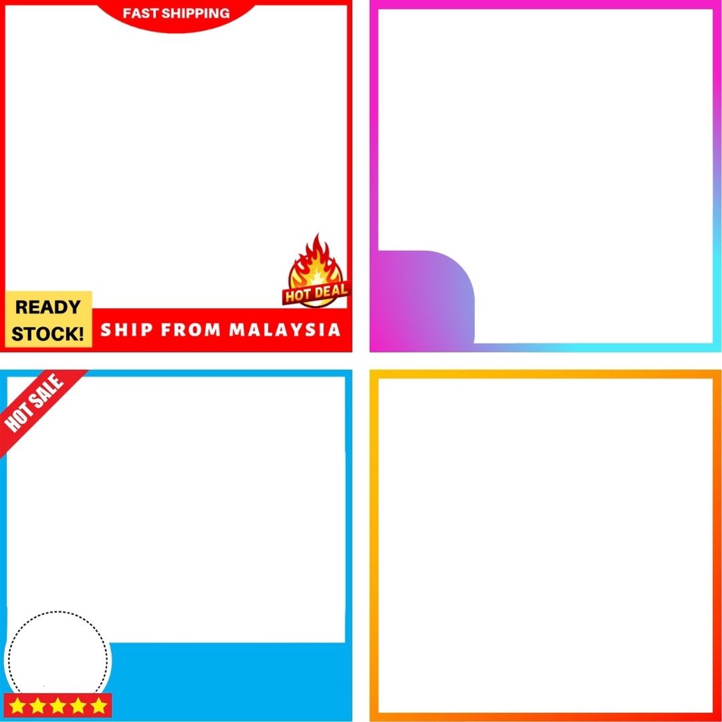144 FRAME Feature Shopee Frame Unique Template Product Cover Frame ...