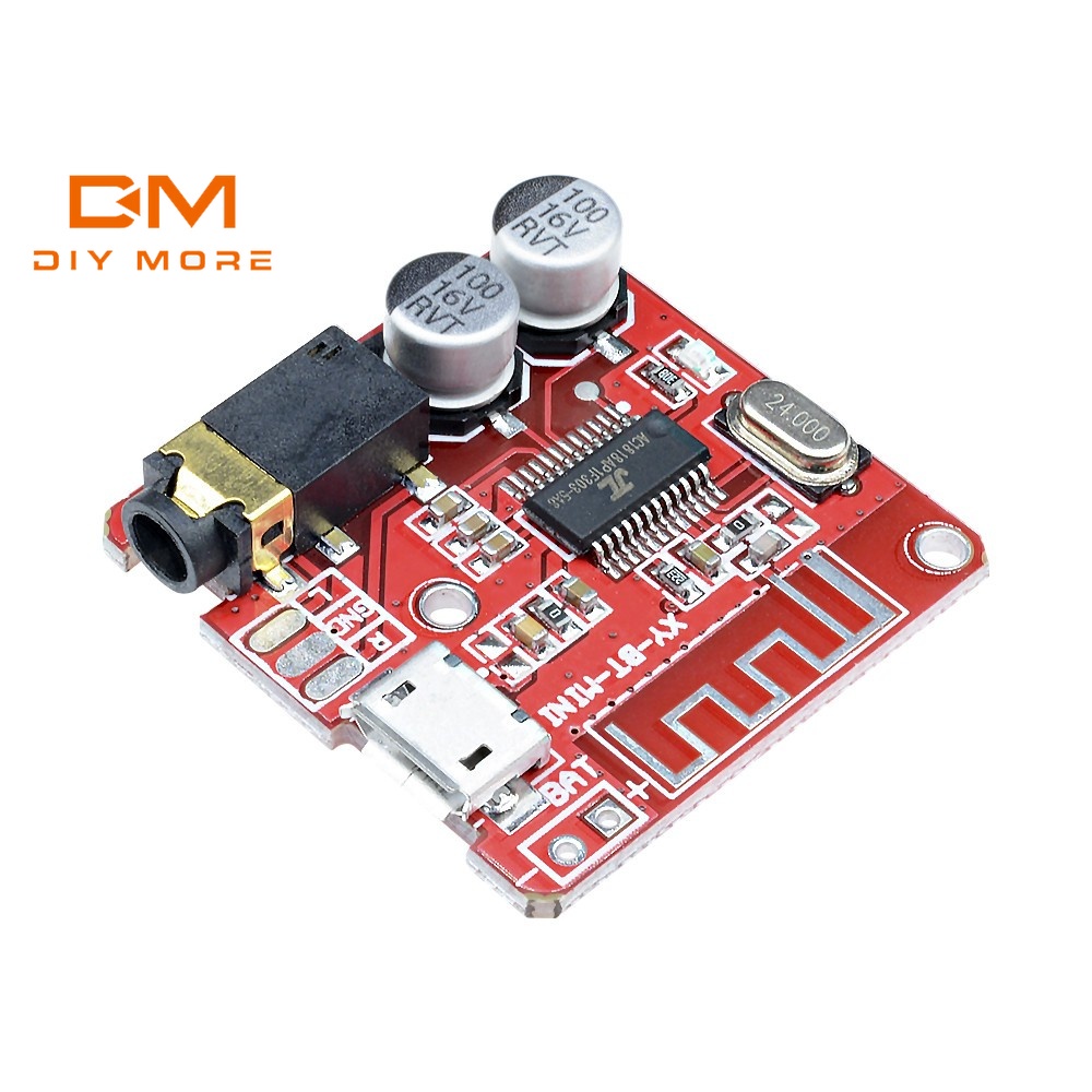 DIYMORE 3.7V-5V Mini Bluetooth 4.1 Audio Receiver Decoder Lossless ...