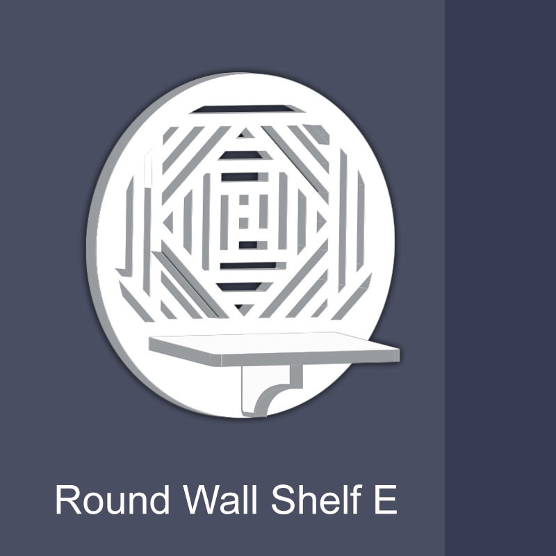 ins style round wall shelf wall decoration rack designer wall hanger ...