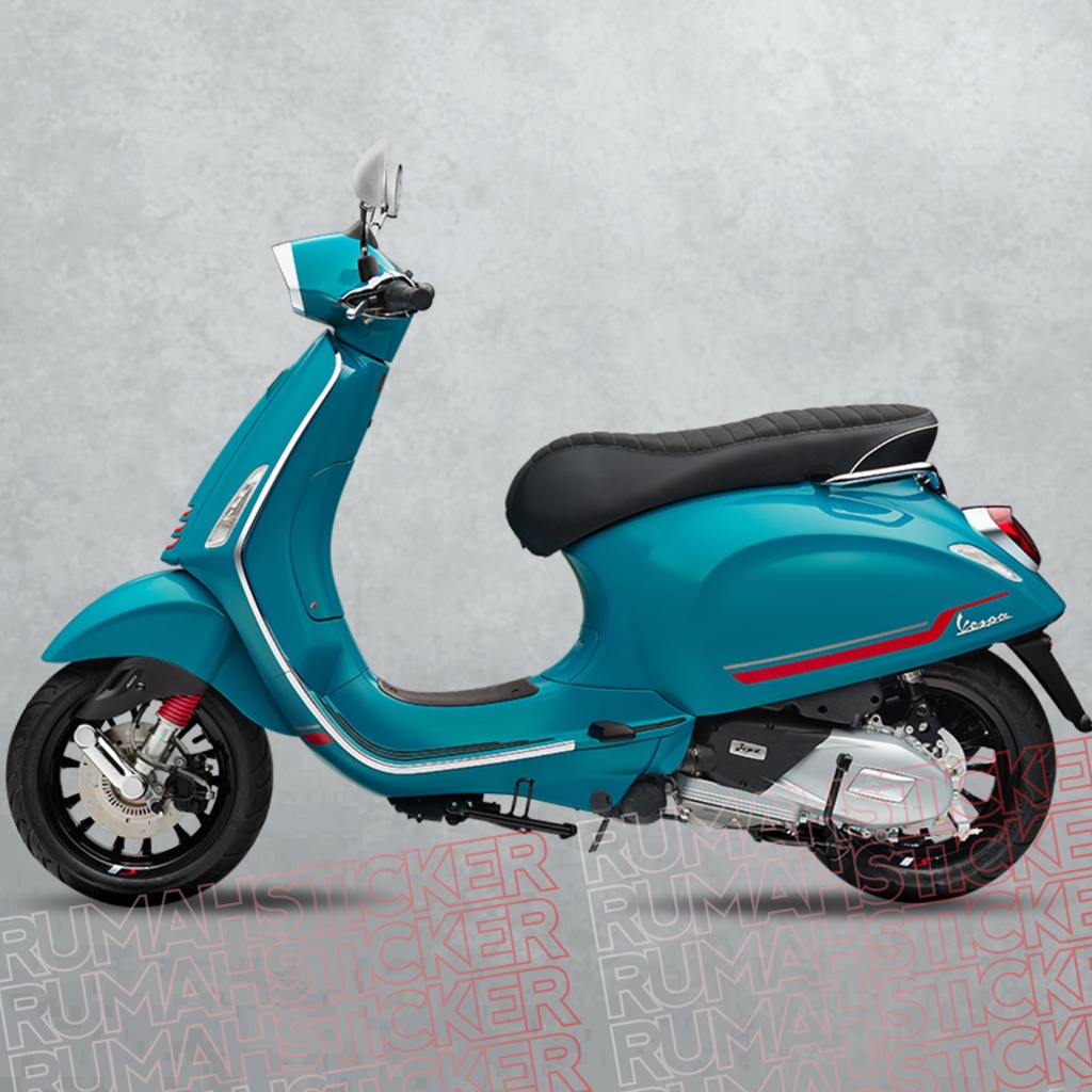 Sticker CUTTING CUSTOM STRIPING VESPA SPRINT LIVERY MODEL 2021 | Shopee ...