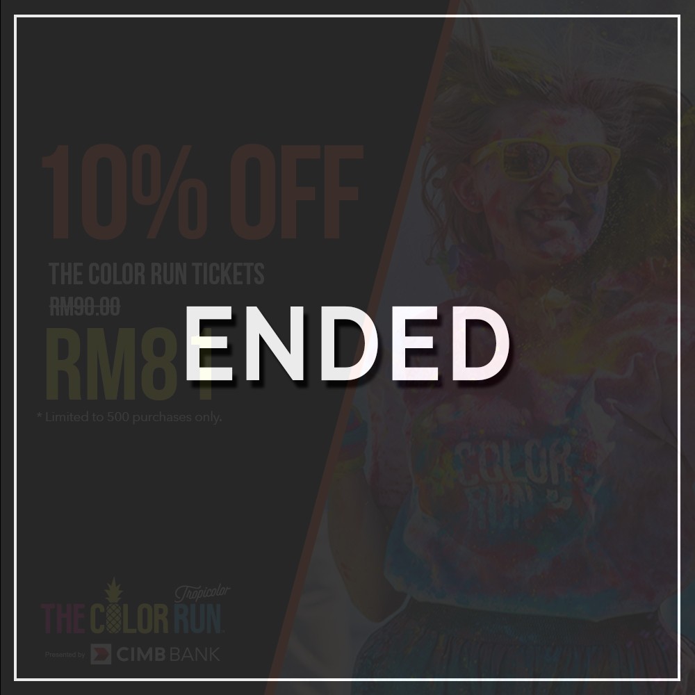 🌈 The Color Run Tickets (Regular) 🌈 | Shopee Malaysia