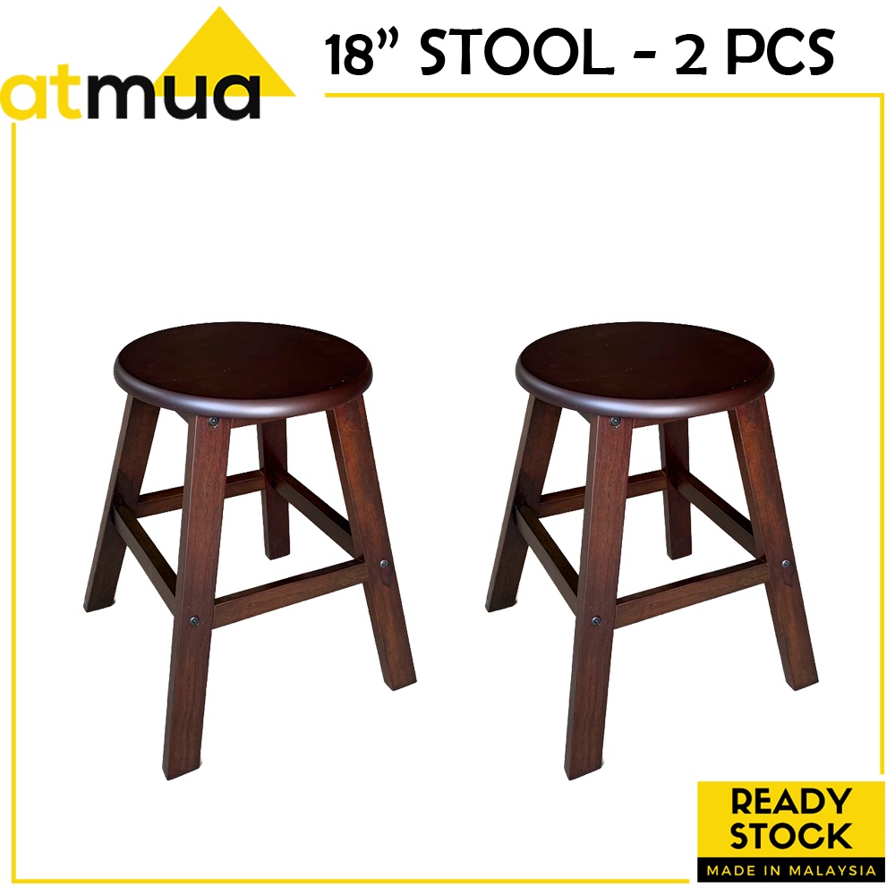 [2 UNIT] Atmua Furniture Agnes Dining Stool Cafe Stool Kopitiam Stool ...