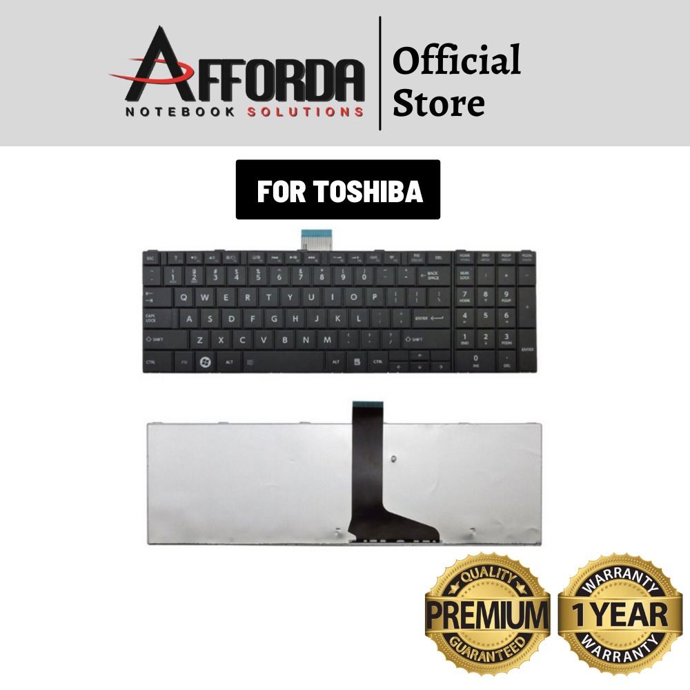 TOSHIBA C850 Laptop Keyboard | Shopee Malaysia