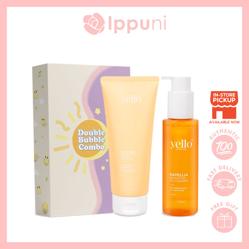 YELLO Double Bubble Combo ( Oatellia + Oatmino) | Shopee Malaysia